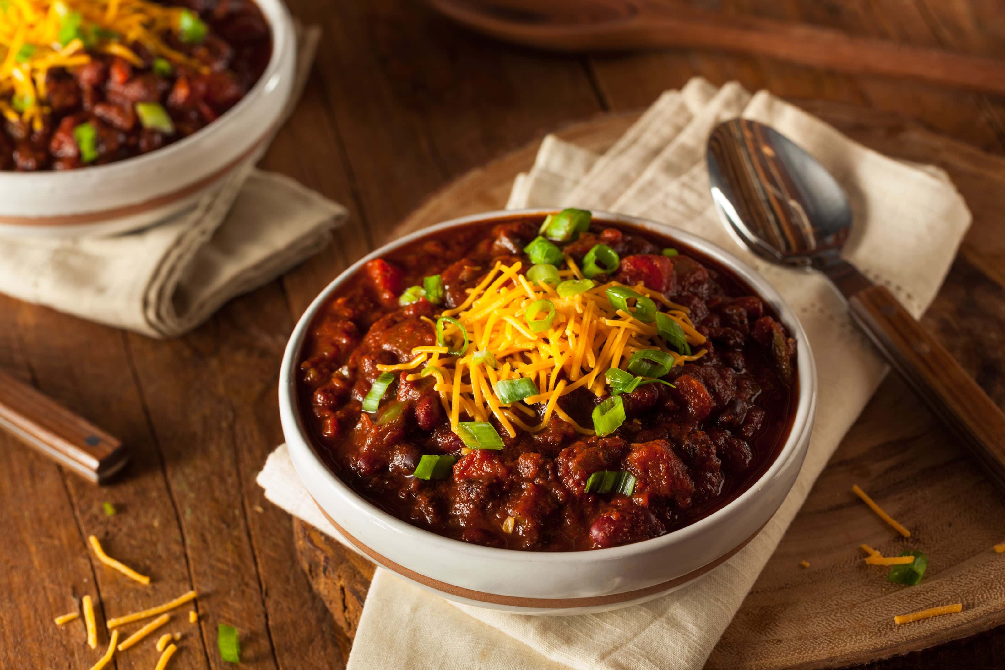 Spicy Beef Chili Recipe – Plus Vegetarian Version and Wine Pairing ...